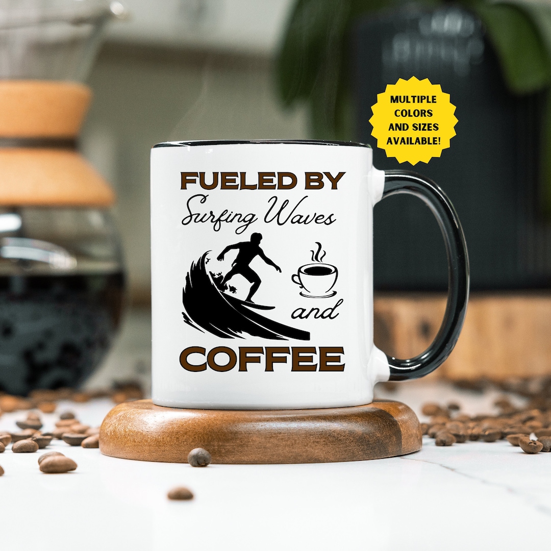 Surfing Coffee Mug, Surfer Coffee Mug, Surfer Gift, Surfing Gift ...