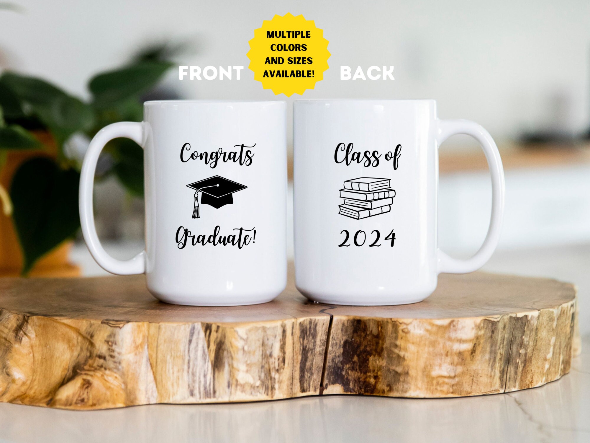 Graduation 2024 Mug, Congrats Graduate 2024 Mug, Class of 2024 Mug ...