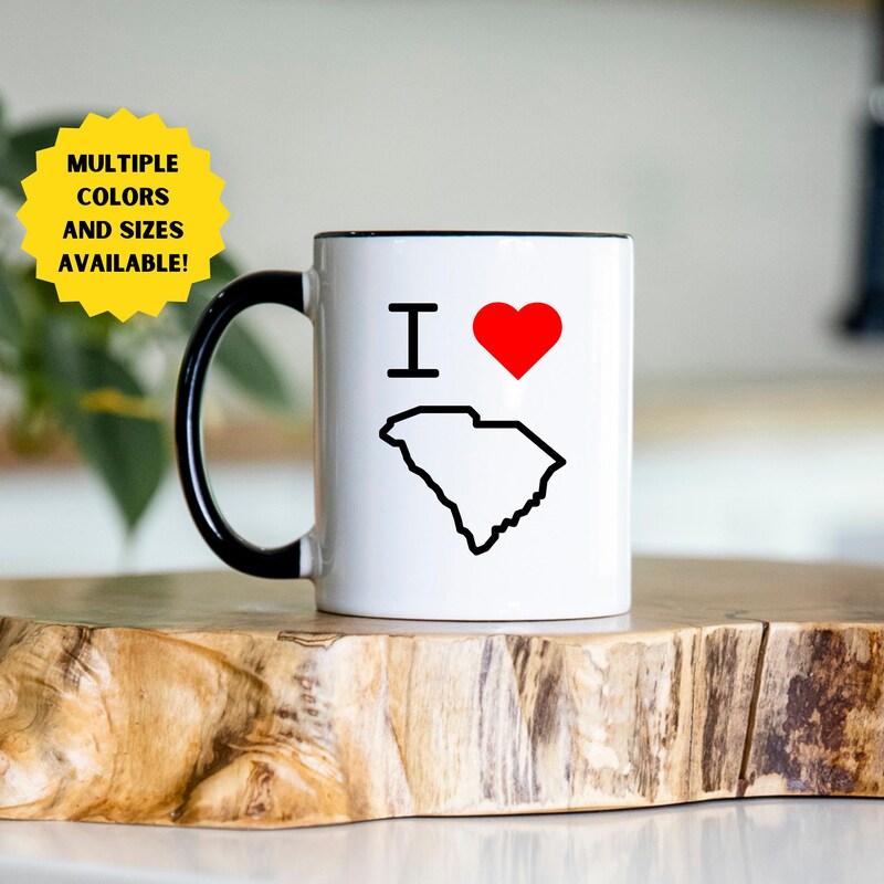 South Carolina Mug - Etsy