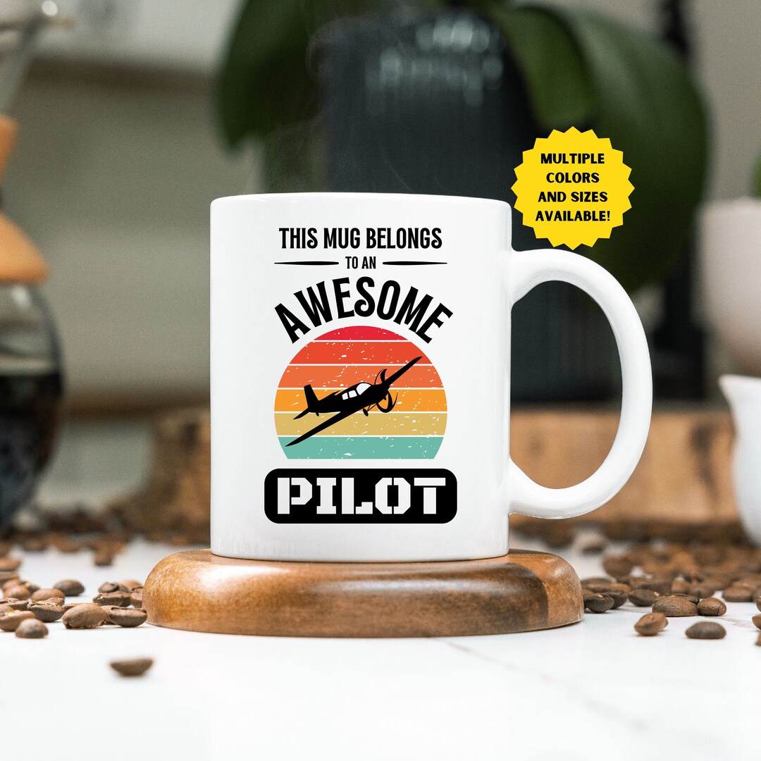 Pilot Mug Gift, Airplane Pilot Mug, Pilot Gift, Gift for Pilot ...