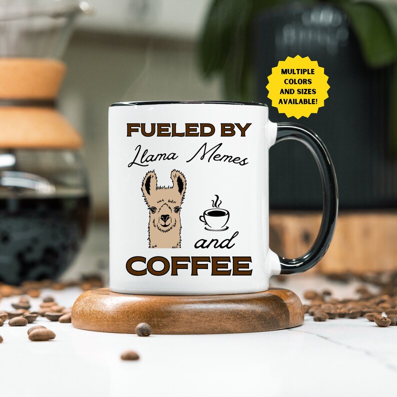 Llama Meme Mug, Llamas Mug, Funny Llama Mug, Funny Llamas Mug, Llamas ...