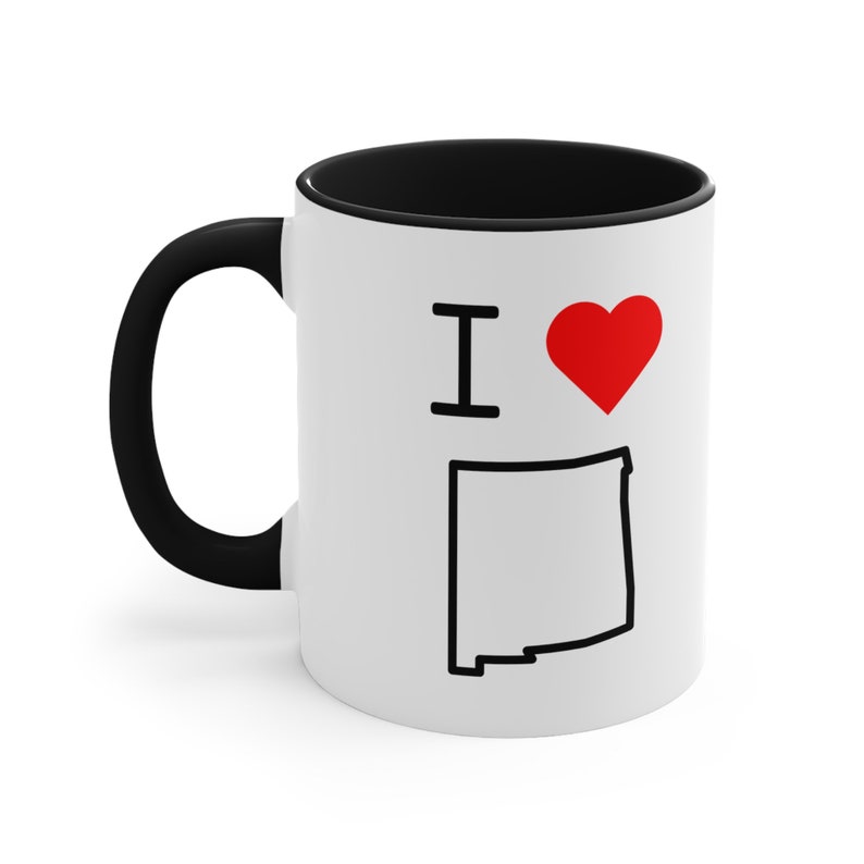 I Heart New Mexico Mug, I Love New Mexico Mug, New Mexico Coffee Mug ...