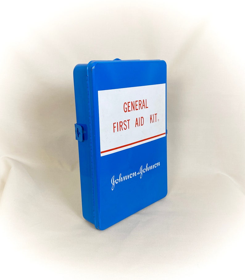 Vintage 1960s Fully Stocked Johnson & Johnson First Aid Kit - Etsy