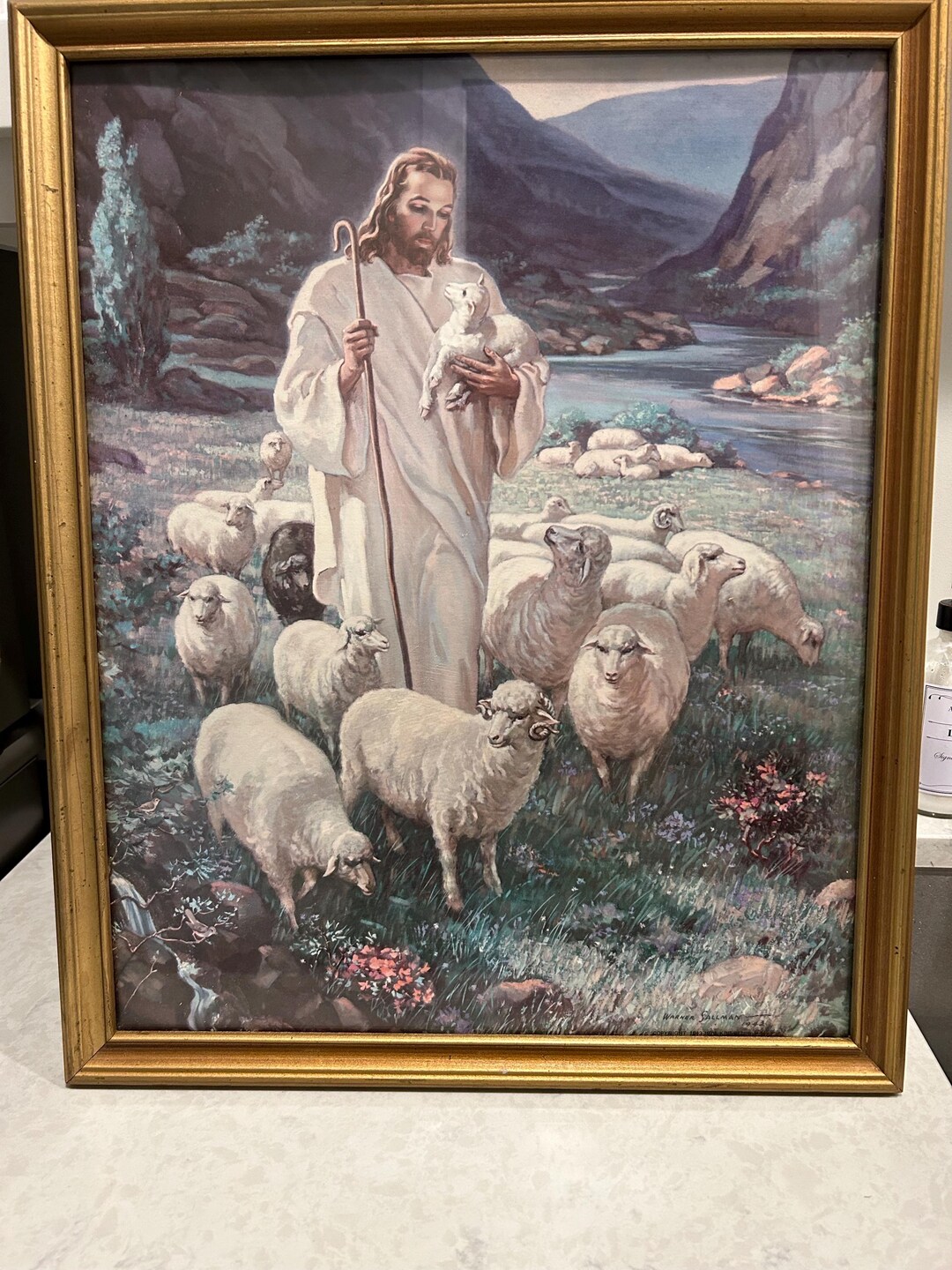 Vintage Warner Sallman “the Lord is My Shepherd “ Framed Print - Etsy
