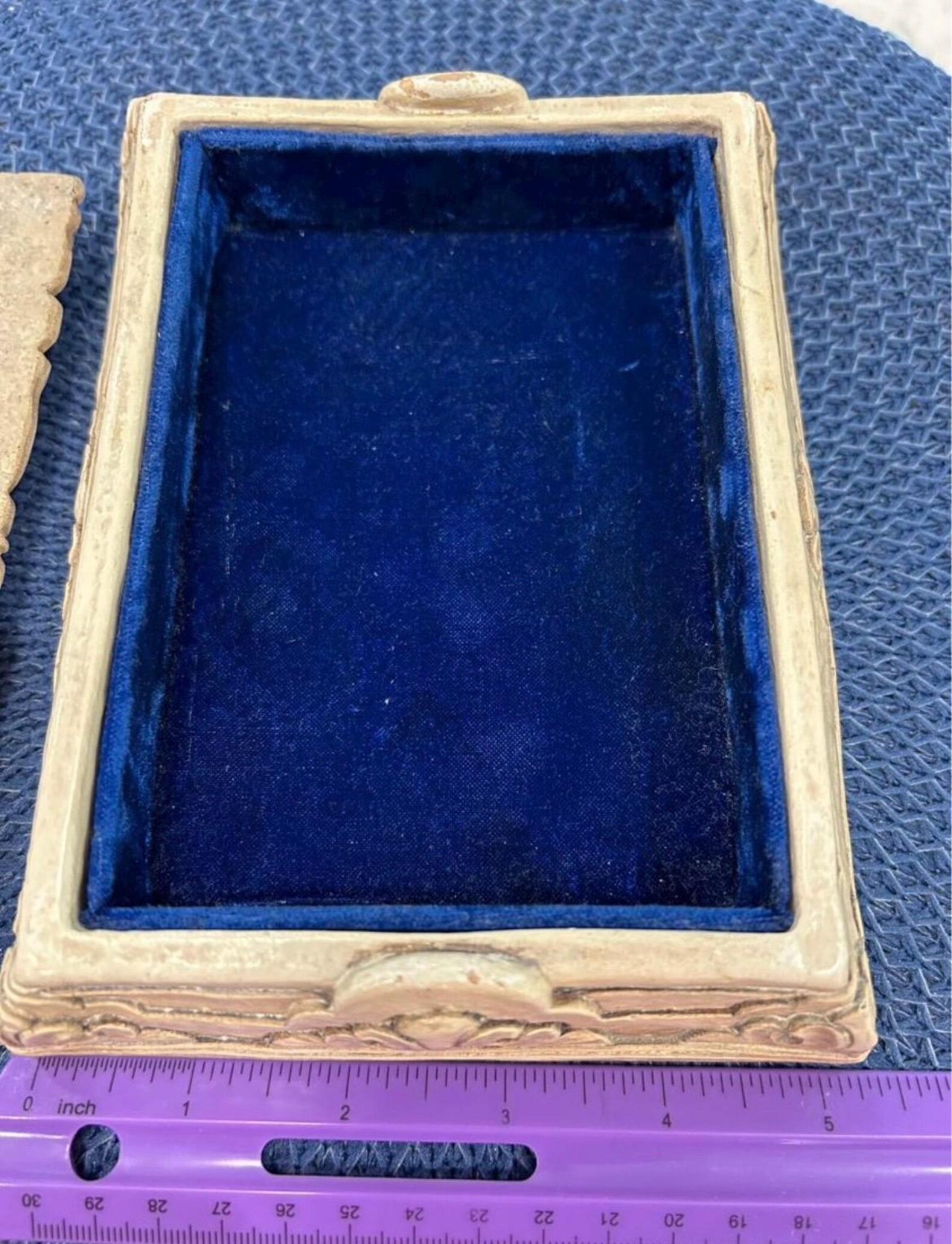 Syroco Wood Midcentury Jewelry Box - Etsy