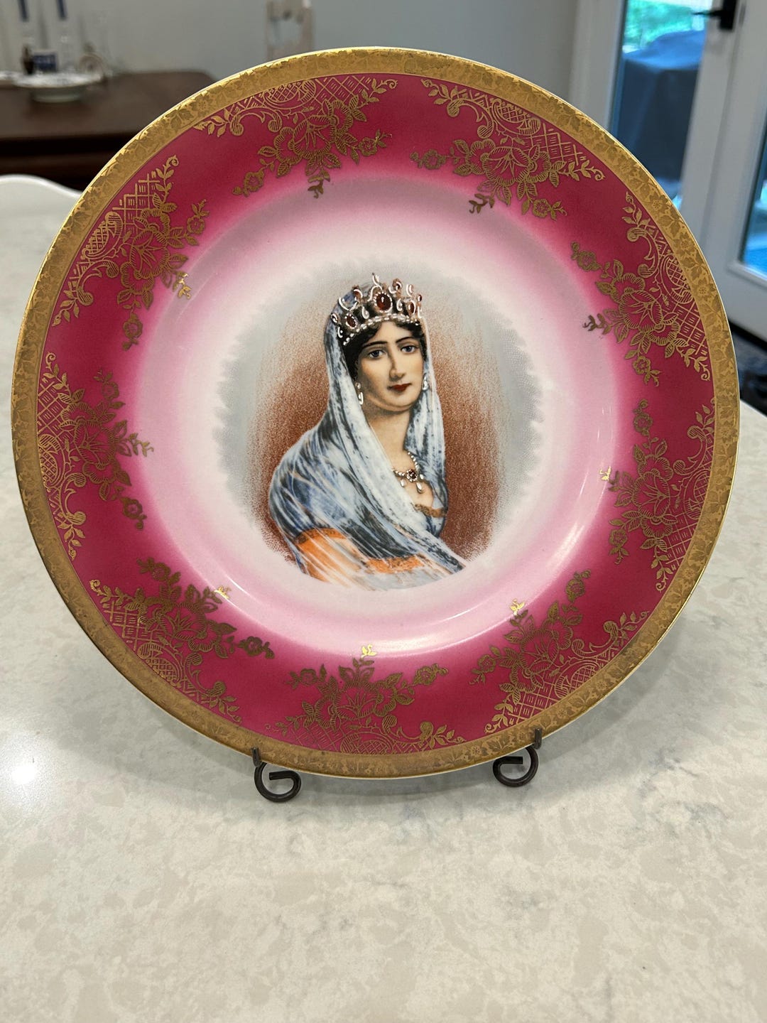 Rare Bayreuth Josephine Bonaparte Gilded Plate - Etsy