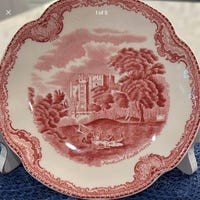 Red Transferware - Etsy