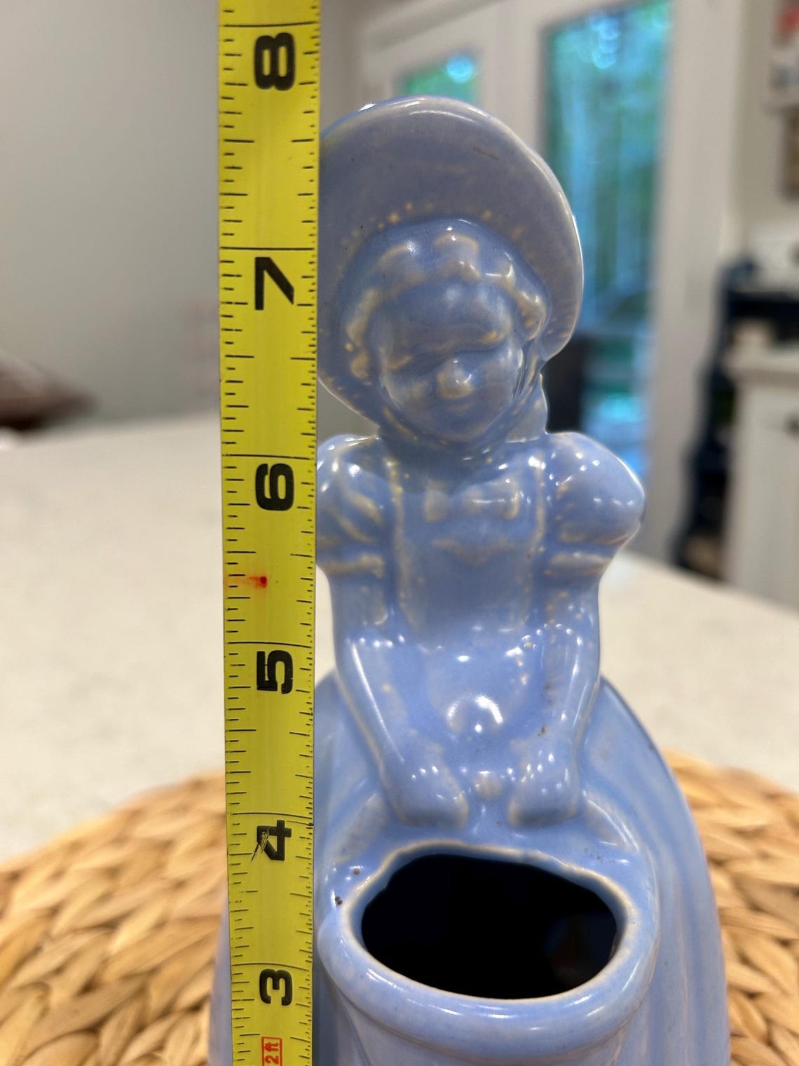 Vintage Shawnee Pottery Periwinkle Basket Girl - Etsy