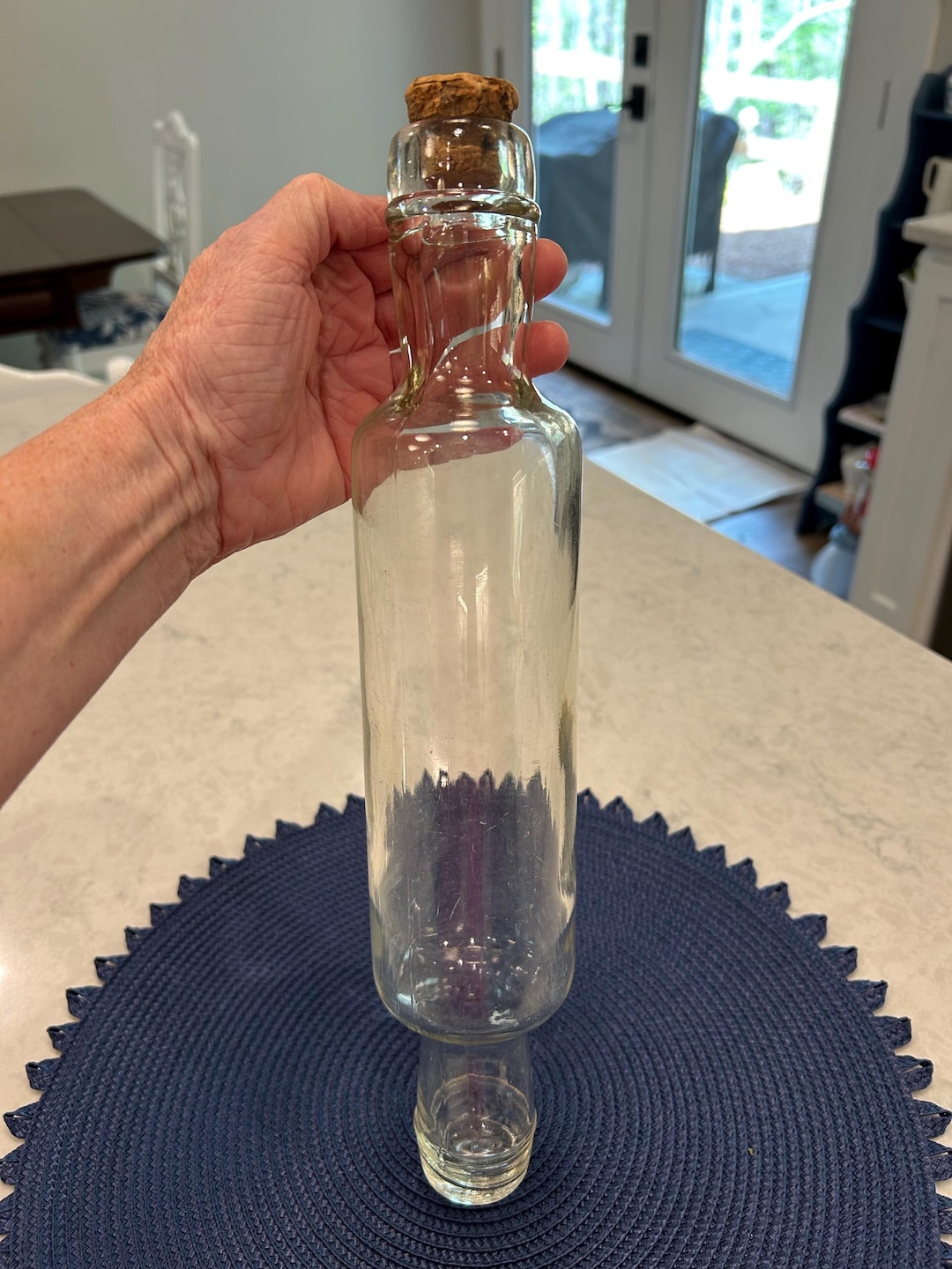 Antique Glass Rolling Pin With Cork by Maryland Glass - Etsy