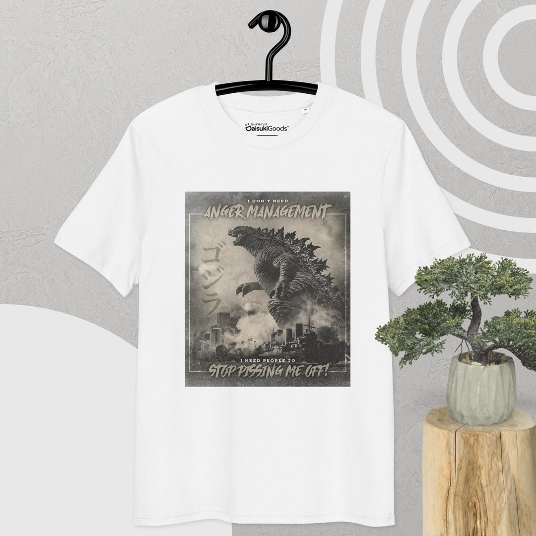 Godzilla - Anger Management - 100% Organic Cotton (unisex) - Etsy