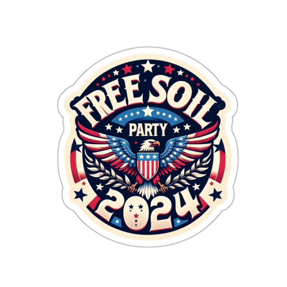 Free Soil Party 2024 Vinyl Sticker, Political Sticker, Politics ...