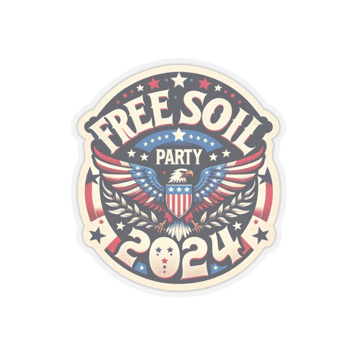 Free Soil Party 2024 Vinyl Sticker, Political Sticker, Politics ...