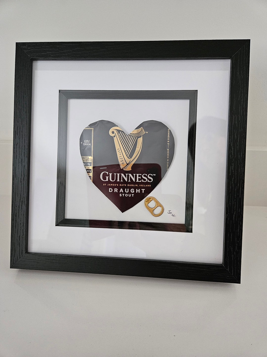 Guinness Can Art, Heart - Etsy