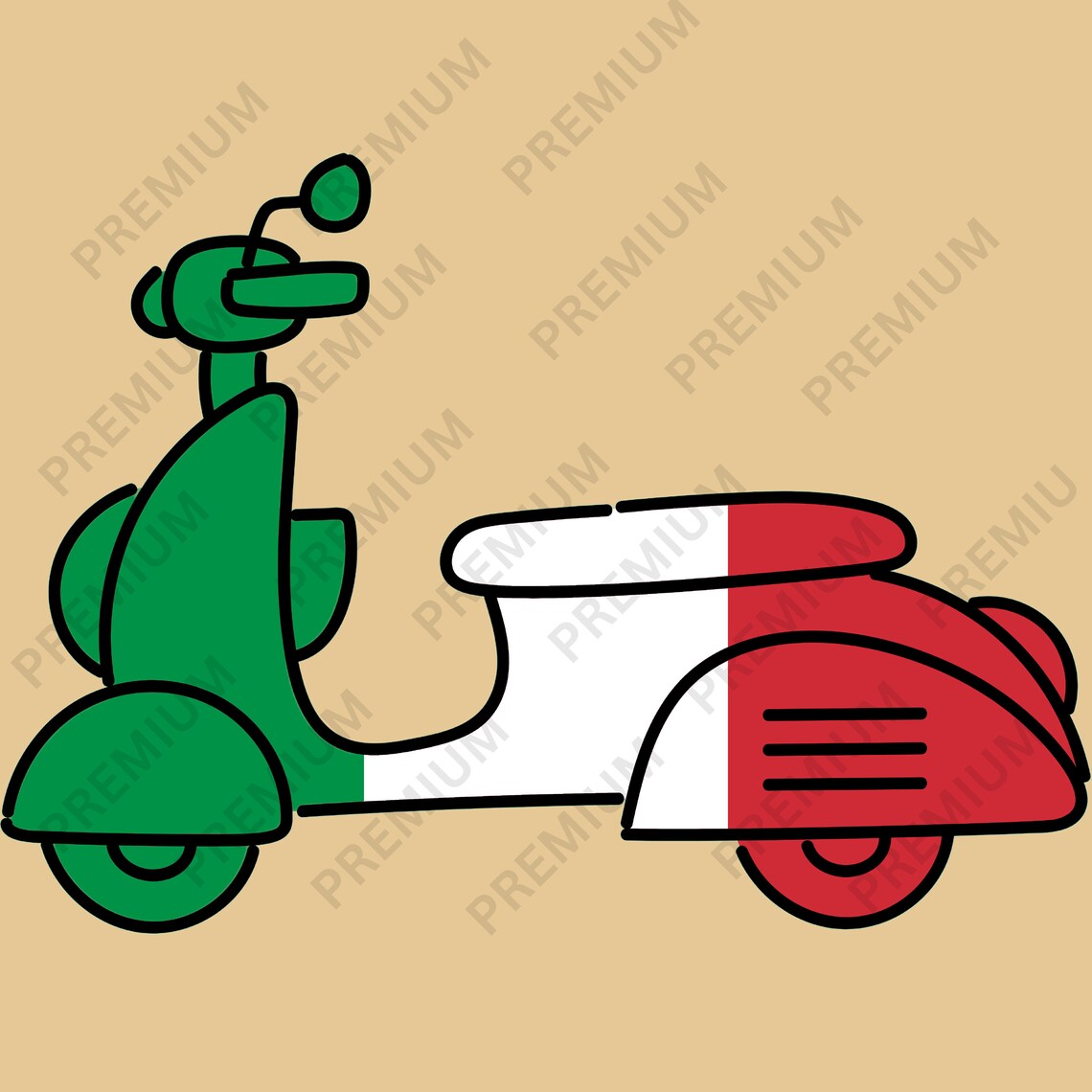 ITALY Themed Clipart Bundle PNG Files High Resolution Png Instant ...