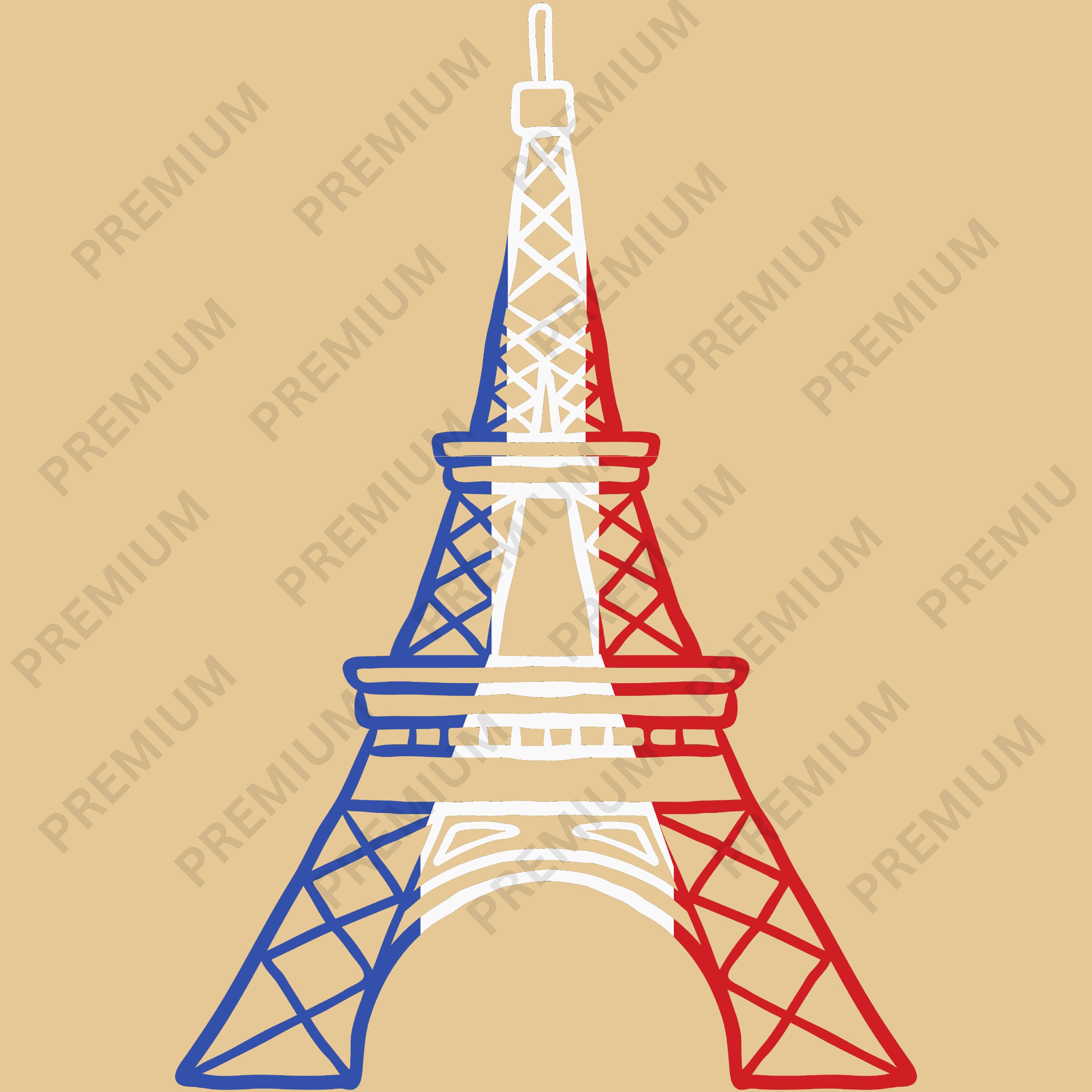 France Themed Clipart Bundle PNG Files High Resolution Png Instant ...