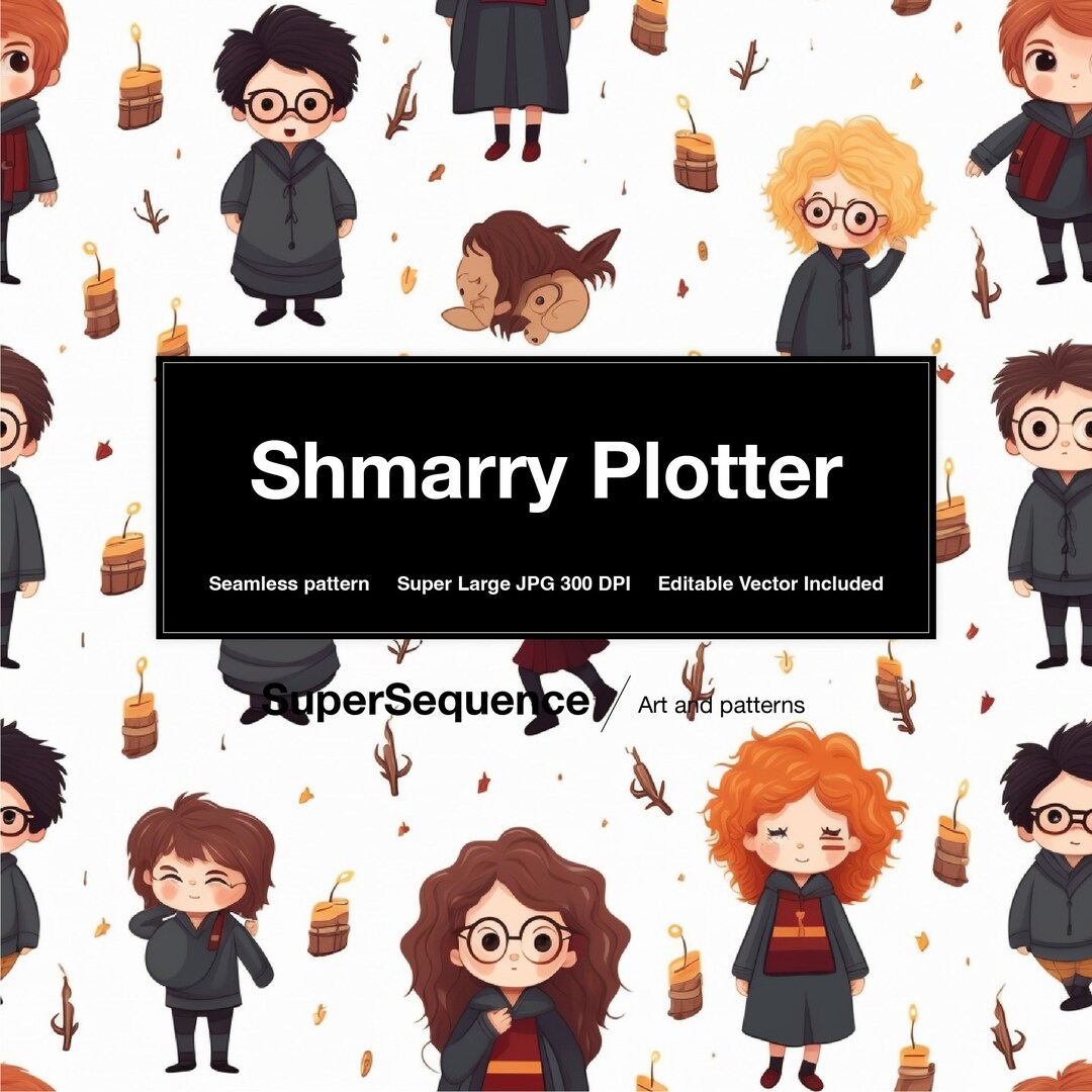 Wizard Magical Kids 4 Hand-drawn Art Illustration, Backgrounds ...