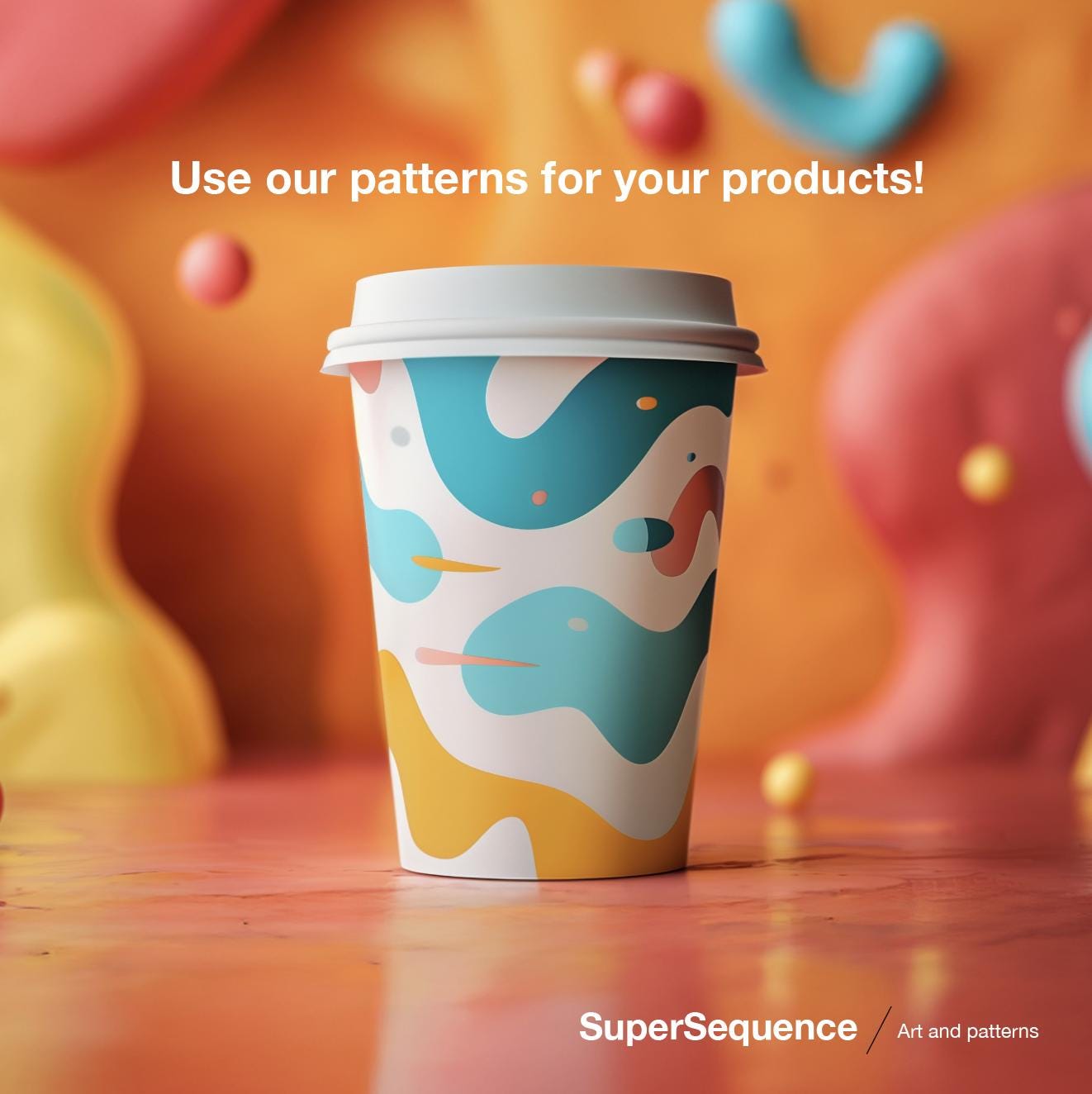 Fun Soda Cans Illustrated Pattern - Vector Seamless Repeat Pattern ...