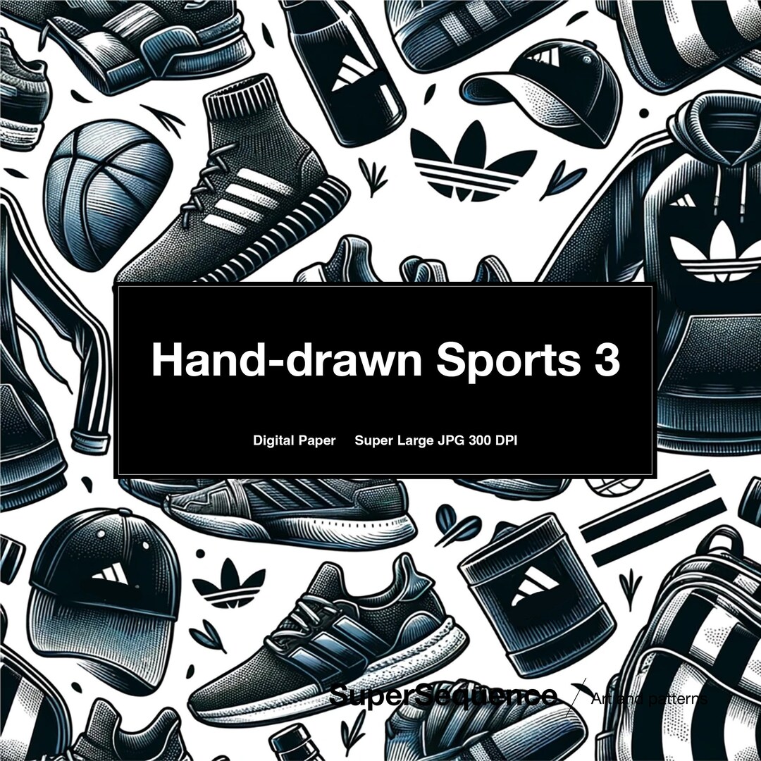 Sports-themed Fitness 3 Hand-drawn Art Illustration, Backgrounds ...