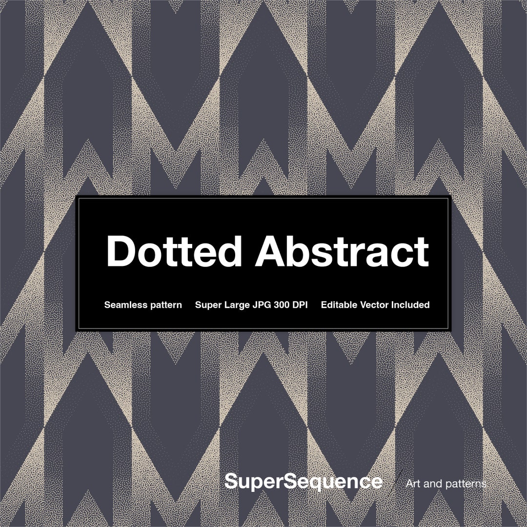 Dotted Abstract Pattern - Vector Seamless Repeat Pattern, Backgrounds ...