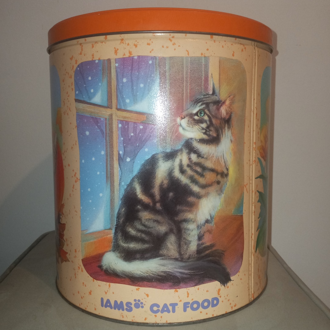 Vintage 1994 Iams Cat Tin 4 Seasons Collectible Limited Edition - Etsy