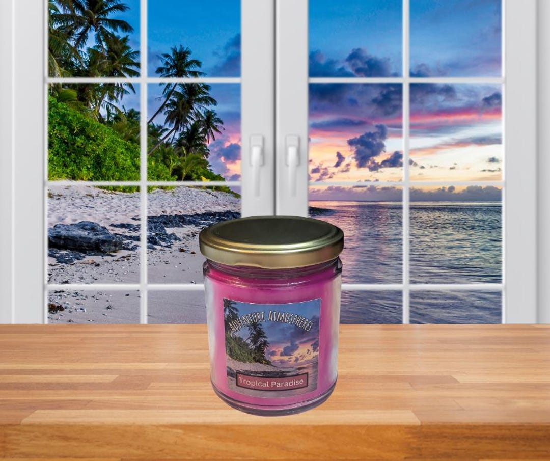 Tropical Paradise Candle: Mango, Coconut Milk Scent - Etsy