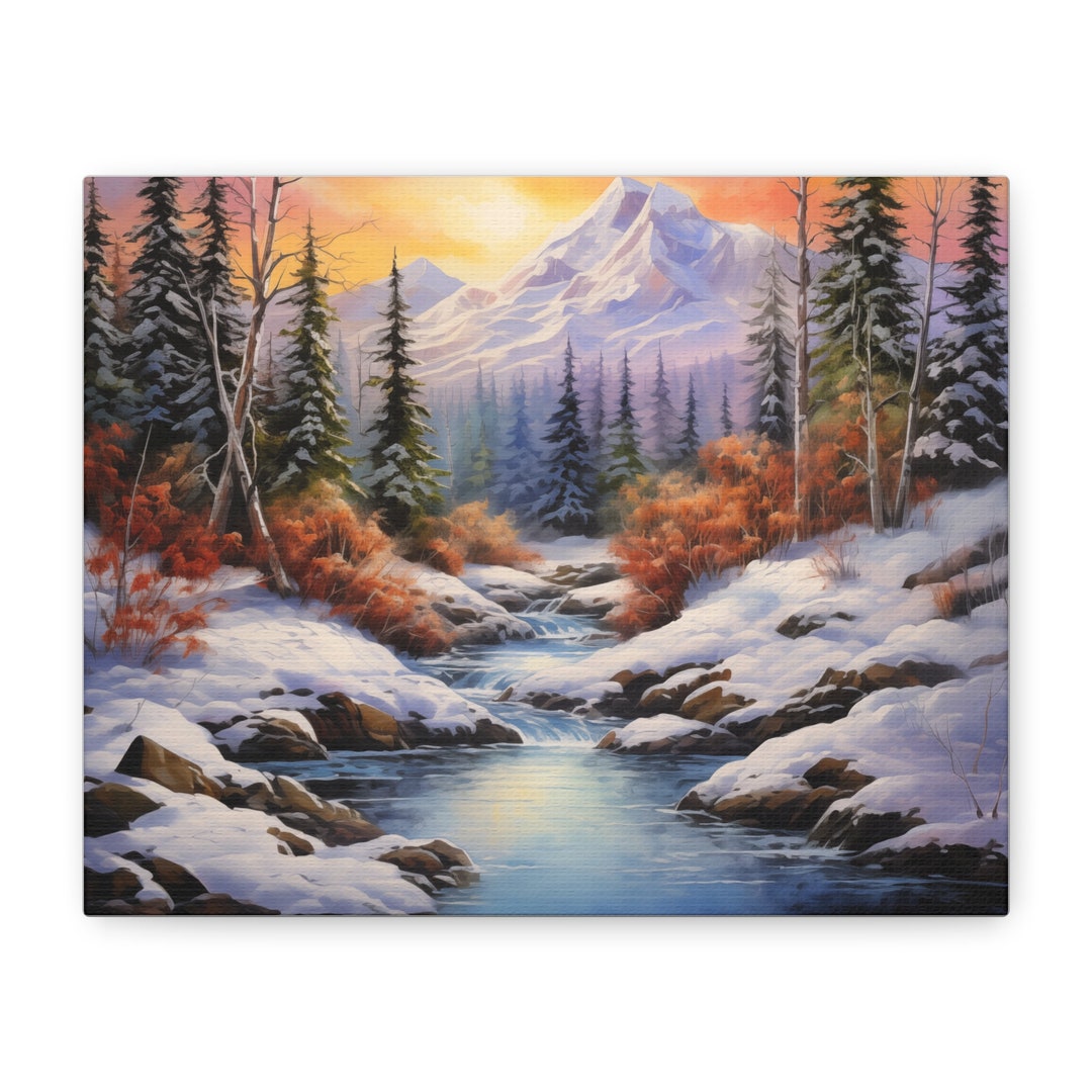 Nature Scene Painting Nature Painting Grass Flowers - Etsy