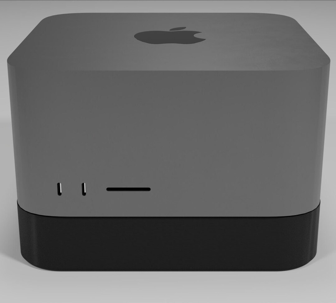 Apple Mac Studio & Mac Mini Riser. Raised With Anti-slip Pads. Provides ...