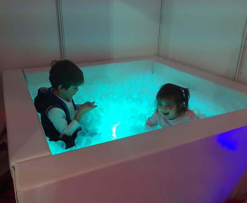 LED Lighted Ball Pit, Soft Play Ball Pool, Children's Ball Pit, Baby ...