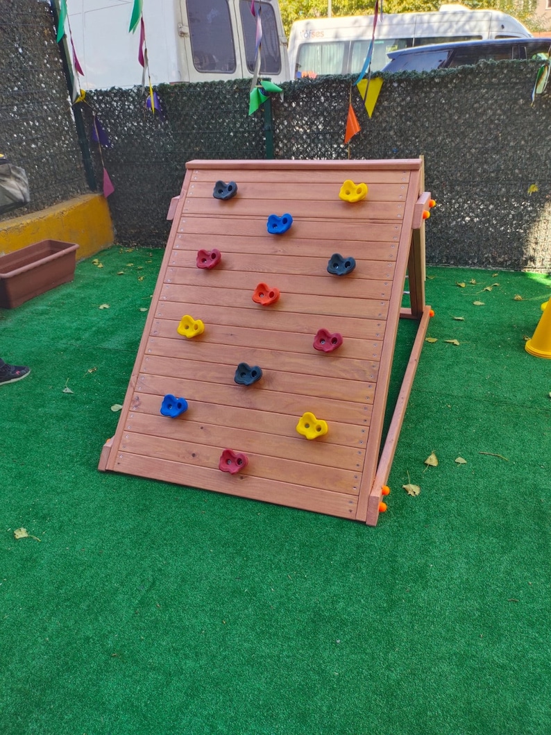 Climbing Wooden Toy, Jungle Gym, Wooden Toy for Kids, Climbing Triangle, Activity Center ...