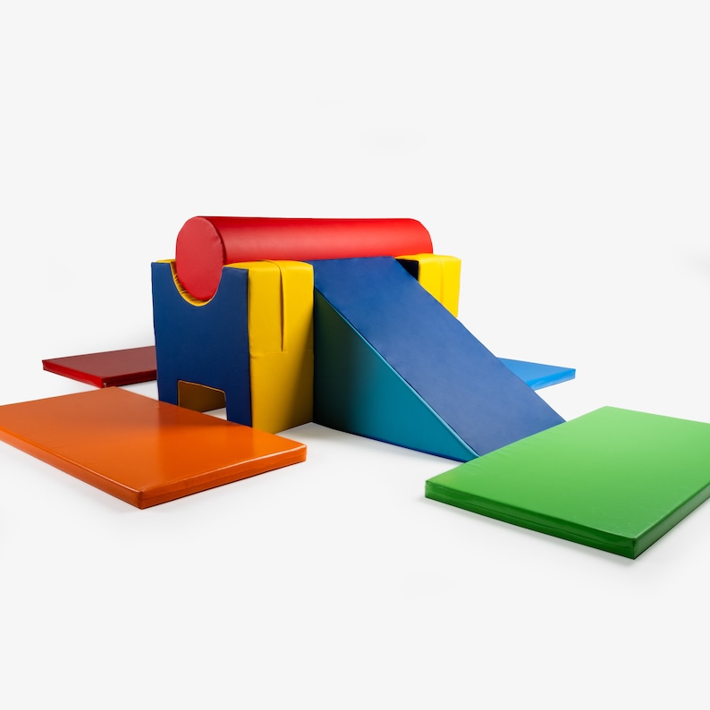 Soft Play, Soft Foam Playset, Soft Climb and Crawl Activity Playset ...