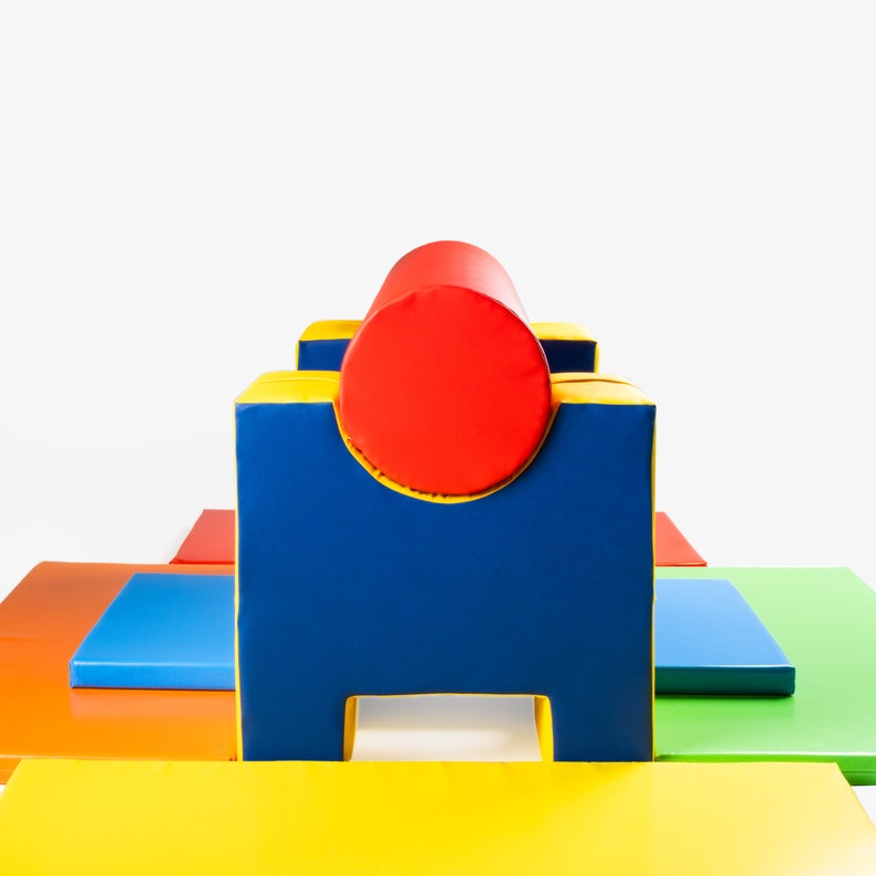 Pastel Soft Play Set, Foam Blocks, Sensory Kindergarten Toys - Etsy