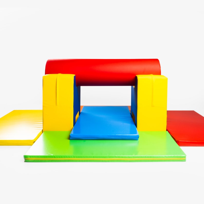 Pastel Soft Play Set, Foam Blocks, Sensory Kindergarten Toys - Etsy