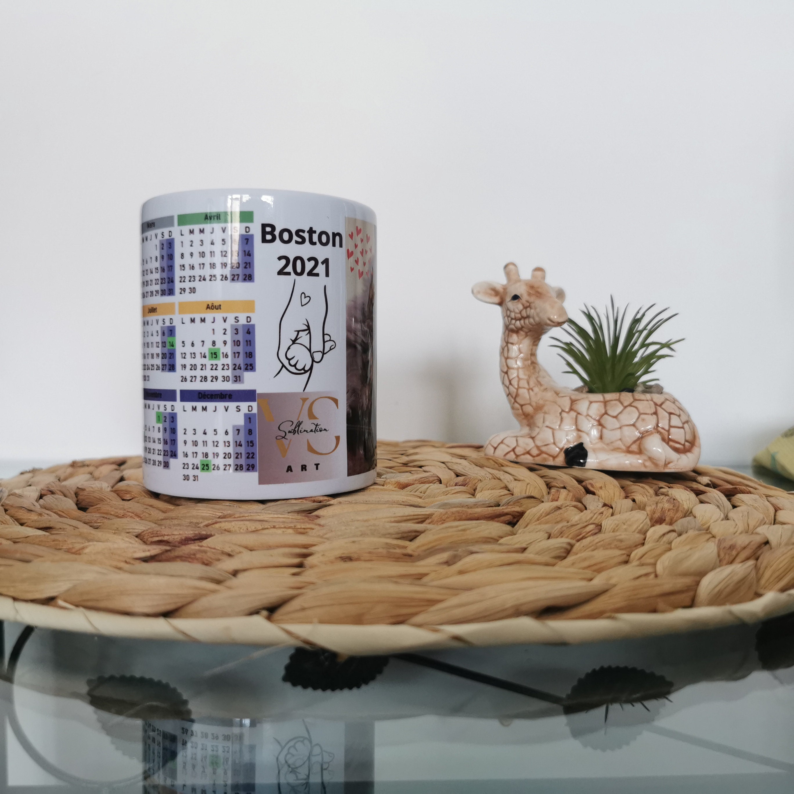 Personalized 2024 Calendar Mug, Personalized Gift With Photo, Calendar ...