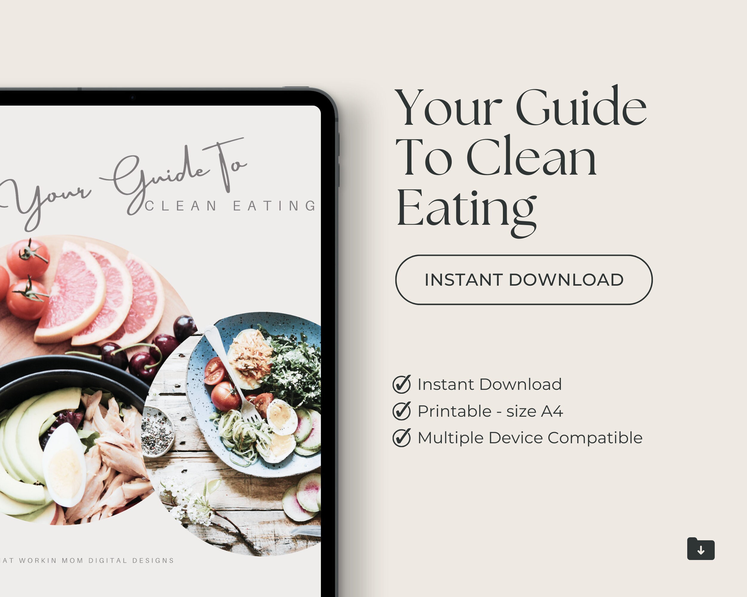 Clean Eating Guide Digital Download PDF - Etsy