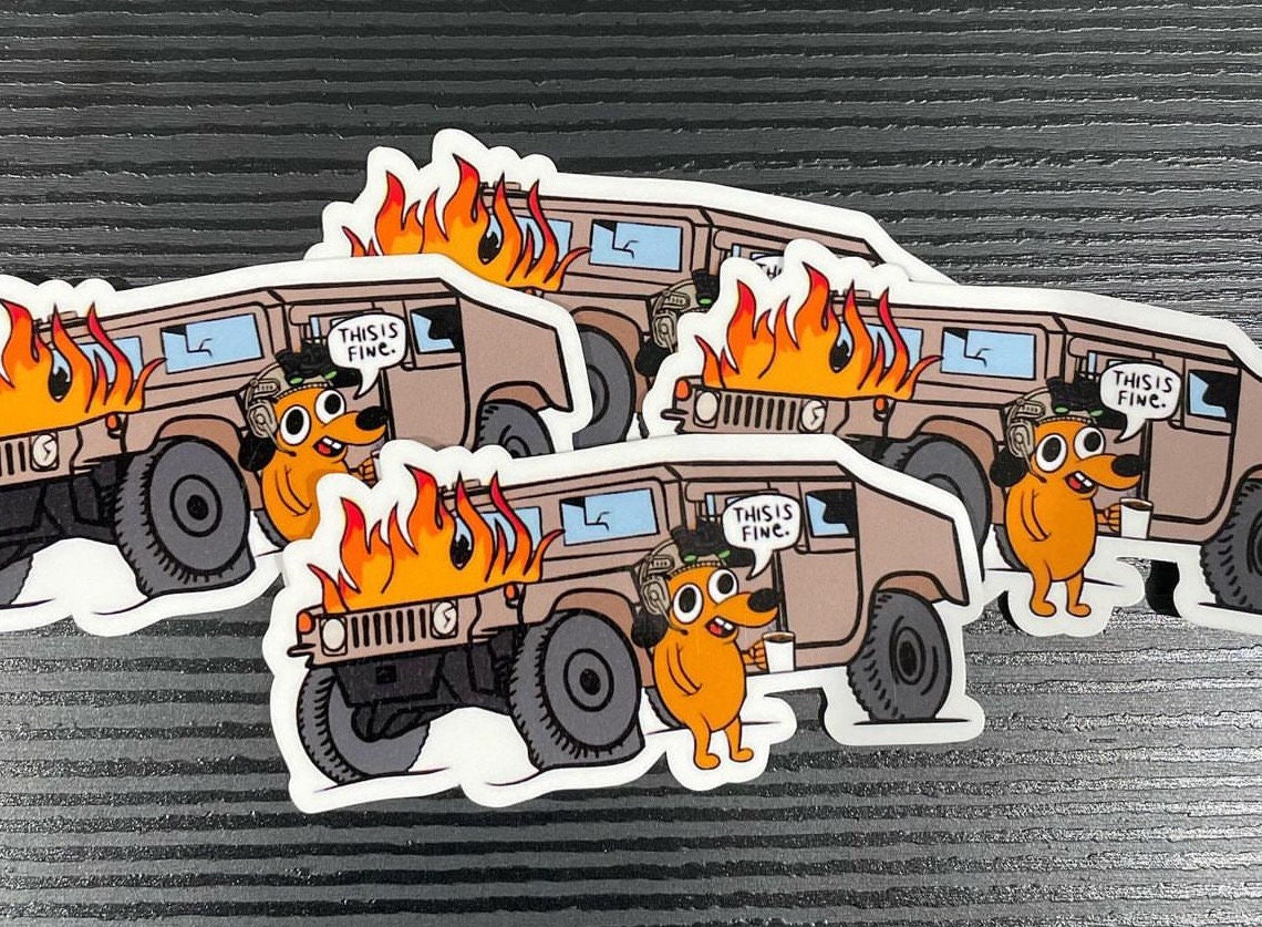 This is Fine Soldier With Humvee Tactical. Army Morale Sticker for Your ...