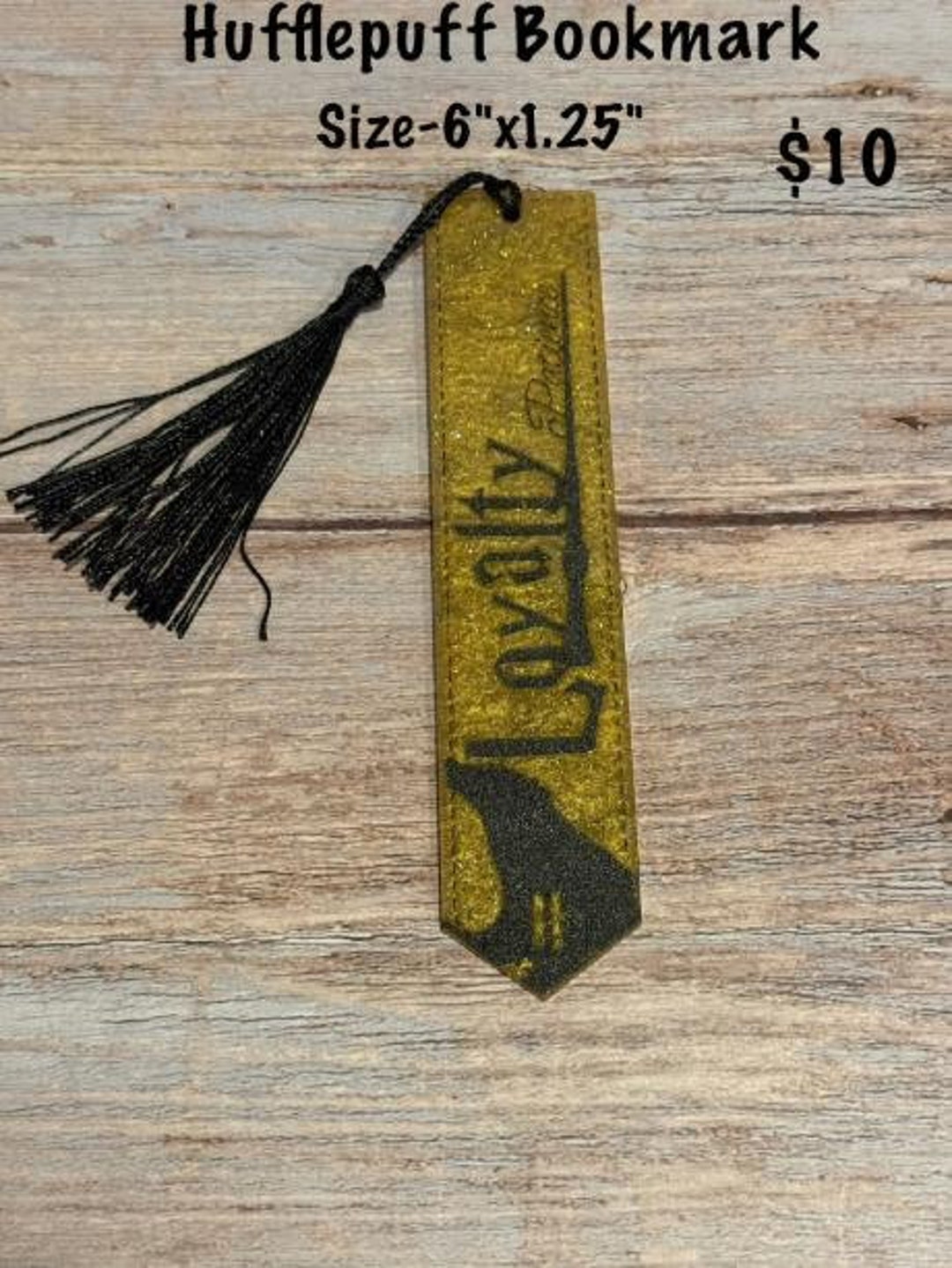 Hogwarts Hufflepuff House Inspired Bookmark- Perfect Gift for Book ...