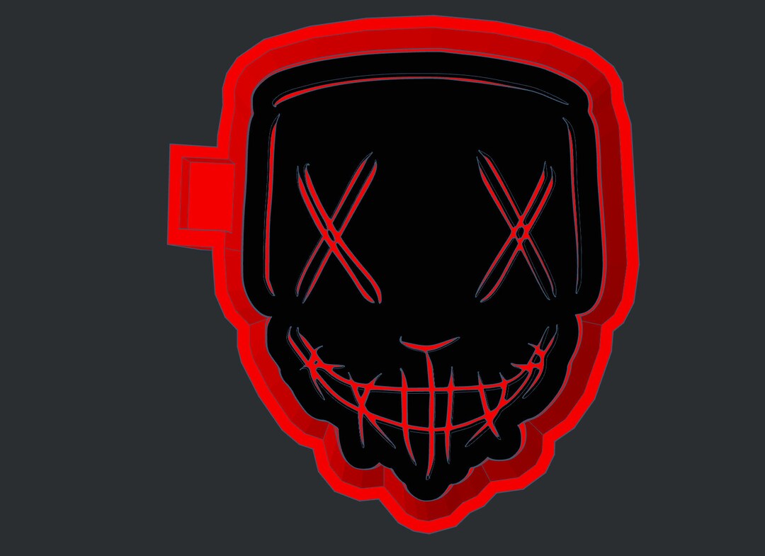 Purge Mask Freshie Mold Housing STL File - Etsy