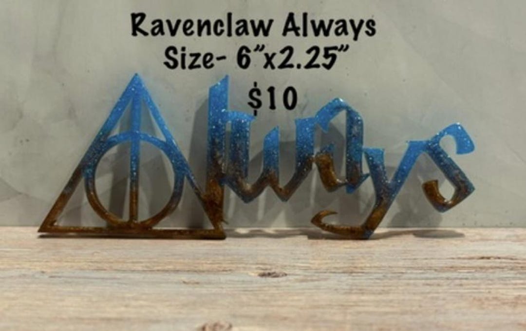 Ravenclaw House Inspired Resin Sign Handmade Wizarding World Decor for ...