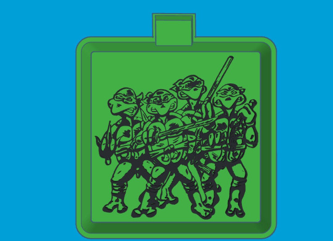 TMNT Comic Freshie Mold Housing STL File - Etsy