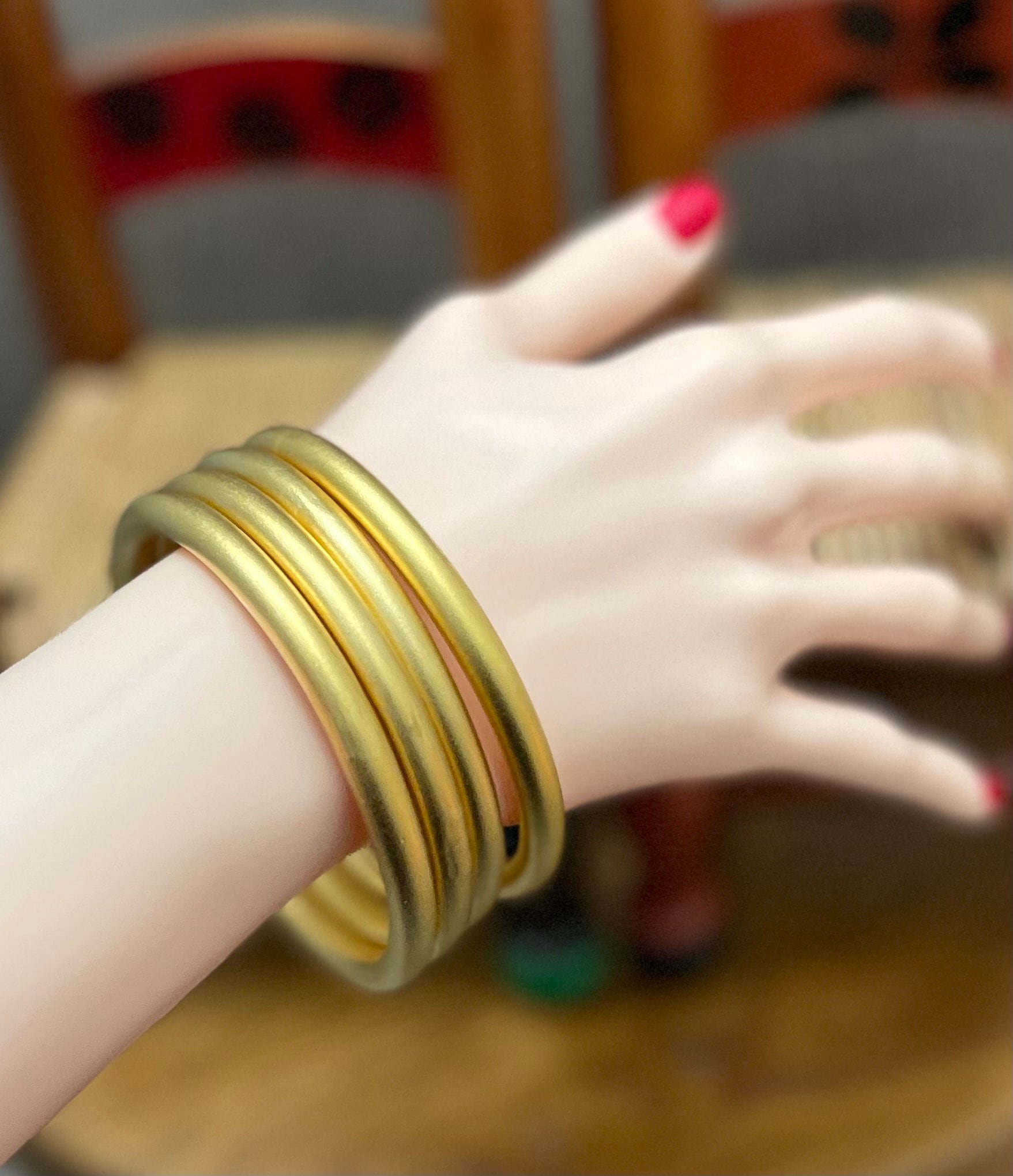 Matte Gold Bangles, Bangles Gift for Women, Indian Bridal Bangles, Wedding Gold Bangles, Gift ...