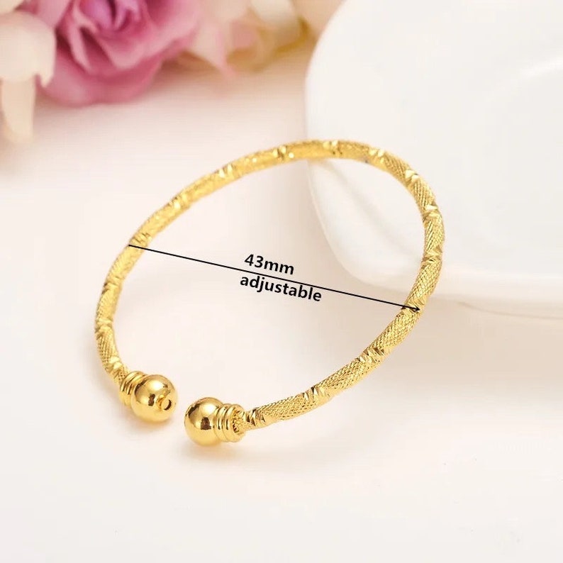 Gold Bangles for Girls, Gold Bangles for Kids, Small Size Bangles ...