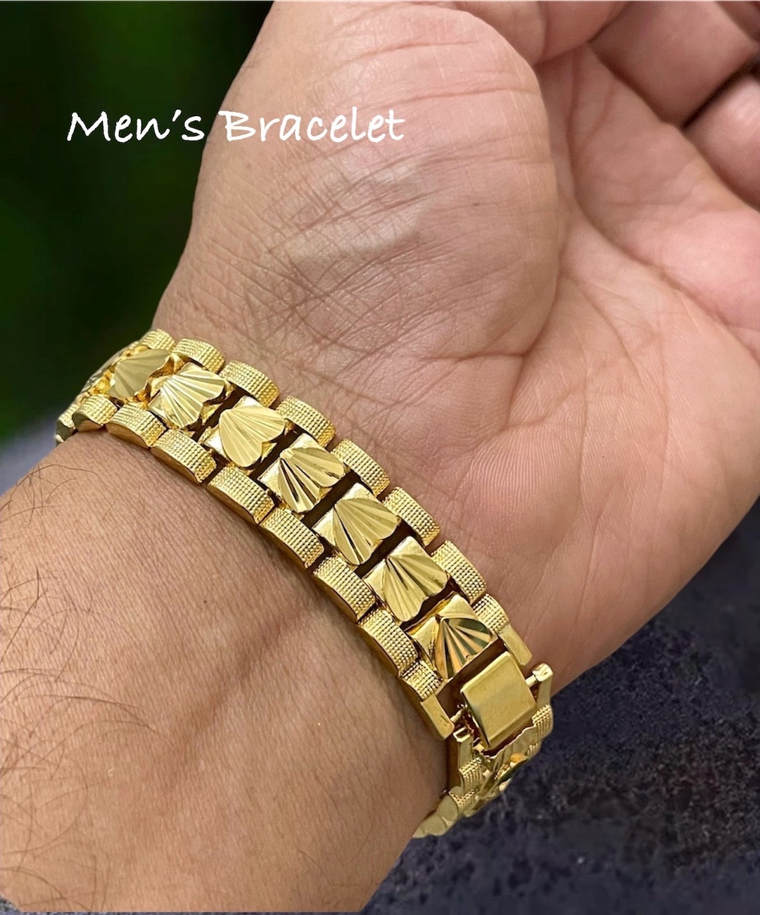 Men's Gold Bracelet, Bracelet for Men, Gold Bracelet, Men's Gold ...
