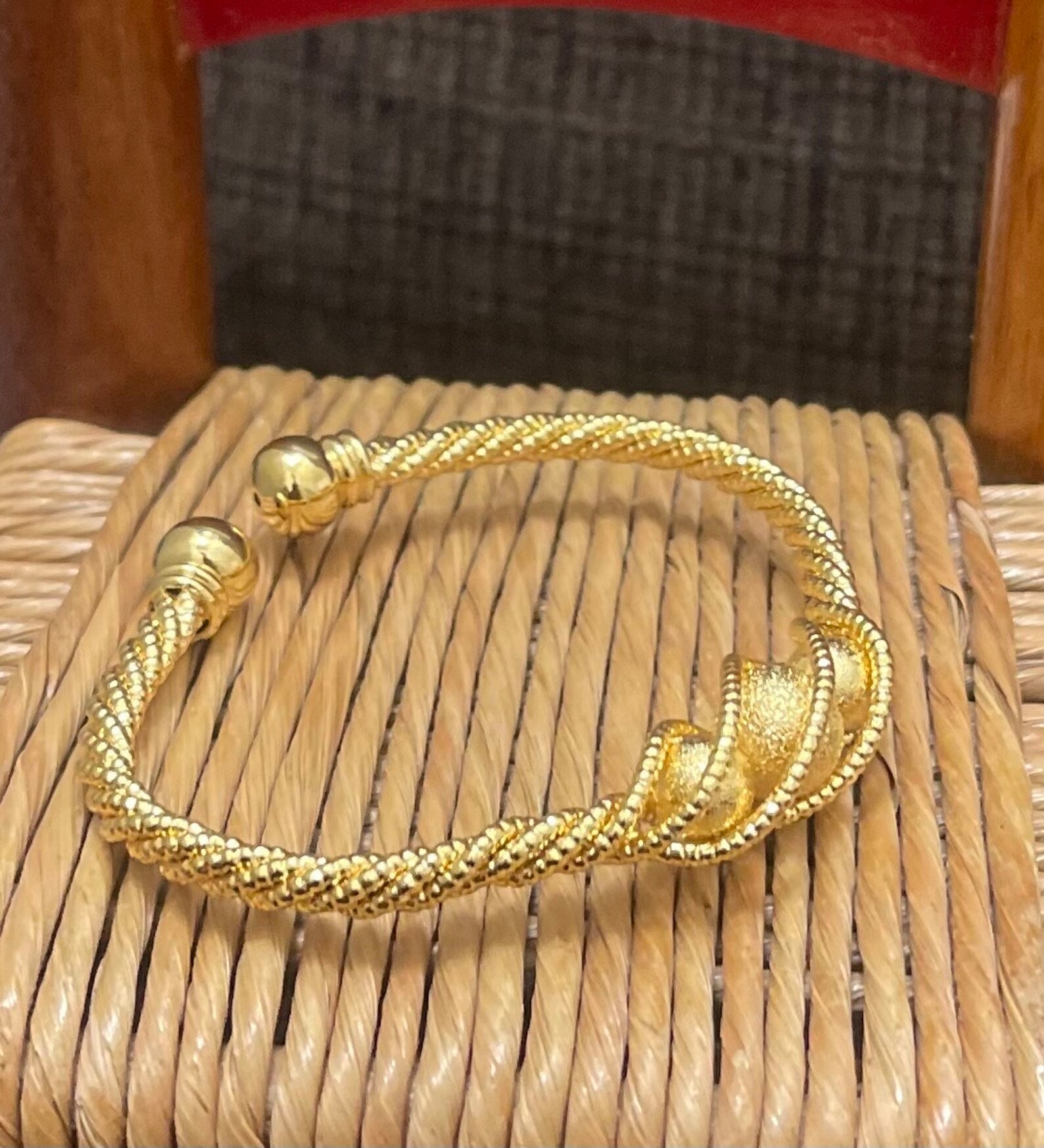 Cuff Bracelet, Stacking Gold Cuff Bracelet, Gold Bangles Gift for Women ...
