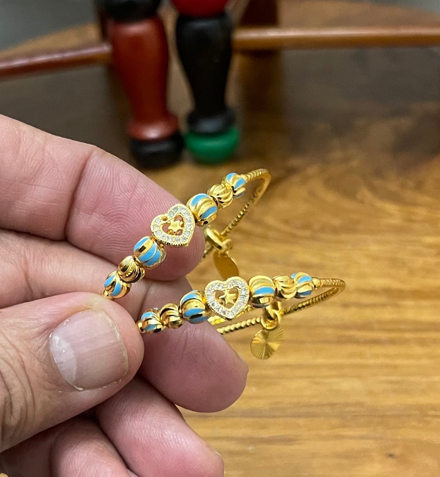 Children Gold Bangles, Bangles for Kids, Adjustable Bangles, Small Size ...