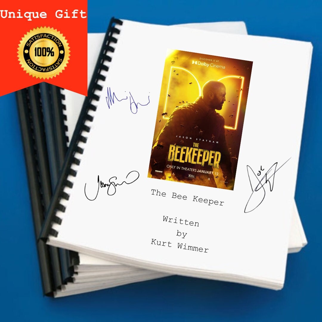The Beekeeper Movie Script Screenplay Gift for Film Buffs Gift for ...