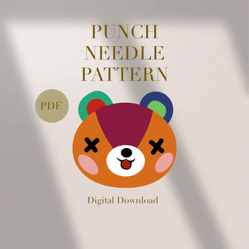 Punch Needle Teddy Bear - Etsy