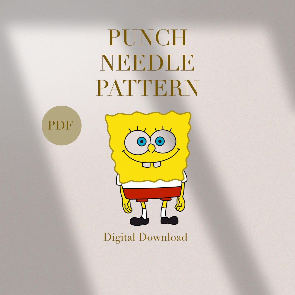 Cartoon Characters Mug Rug Punch Needle PDF Pattern Beginners Instant ...