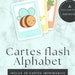 French Alphabet Flashcards, Digital Download, Montessori, Printable ...