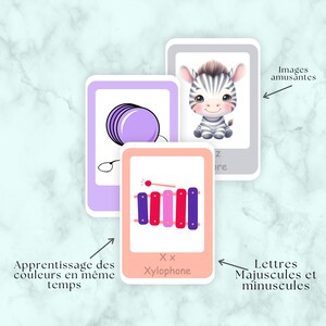 French Alphabet Flashcards, Digital Download, Montessori, Printable ...