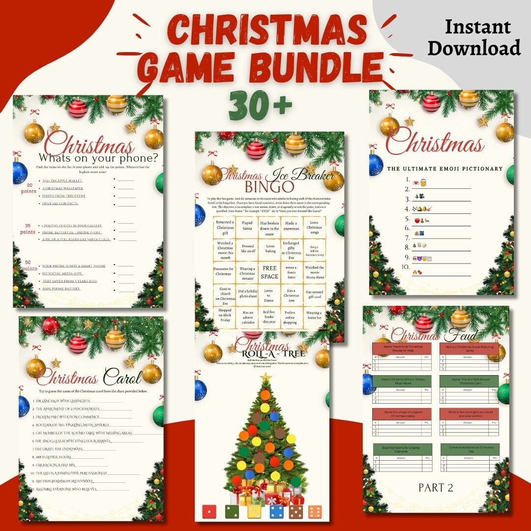 Christmas Games , Printables Christmas Games , Fun Christmas Games ...